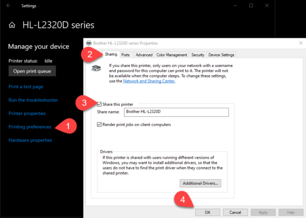 How to AirPrint from iPhone to a USB Printer on Windows Across Subnets